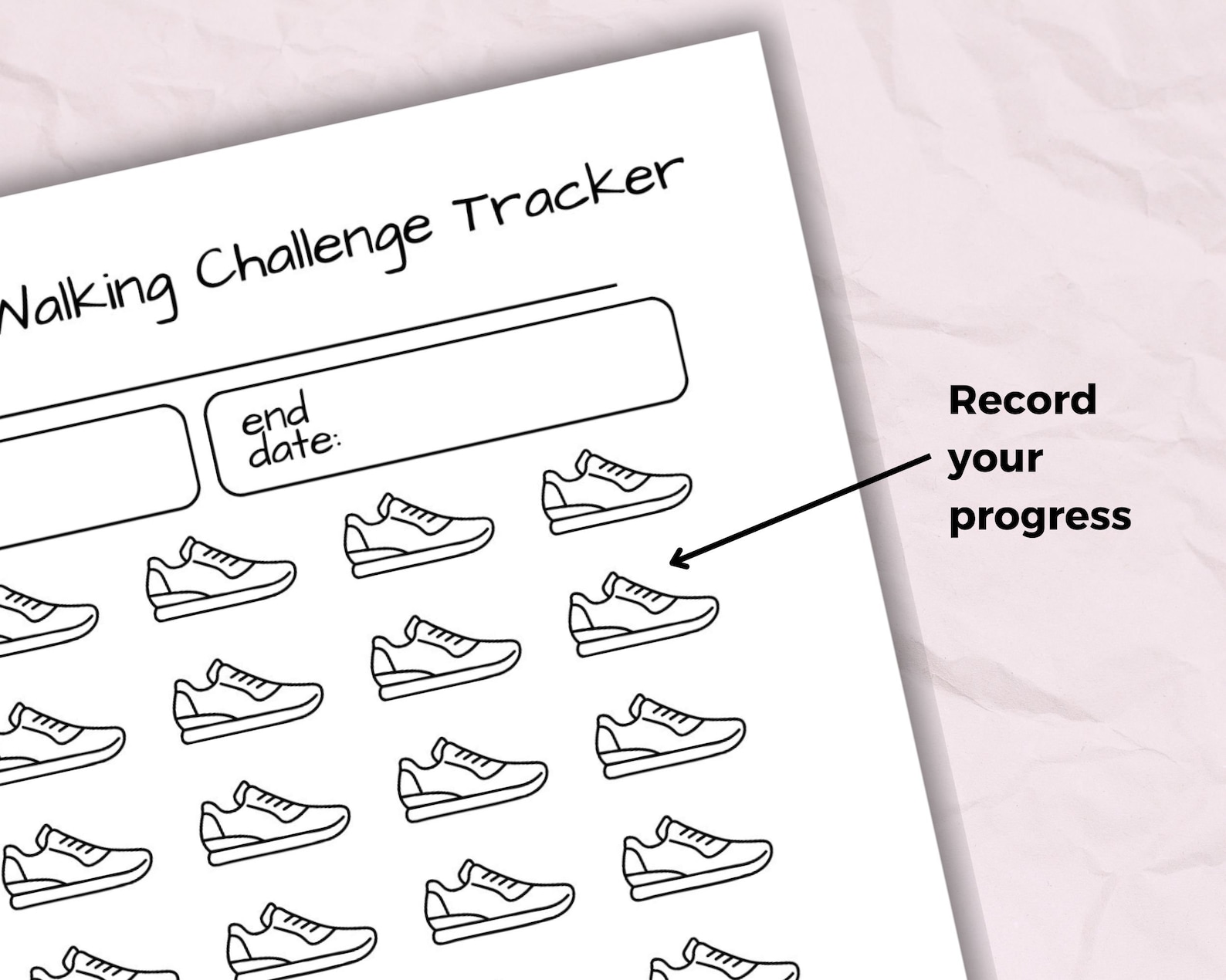 100 Mile Tracker Walking Challenge Tracker, 100 Mile Walking Log ...