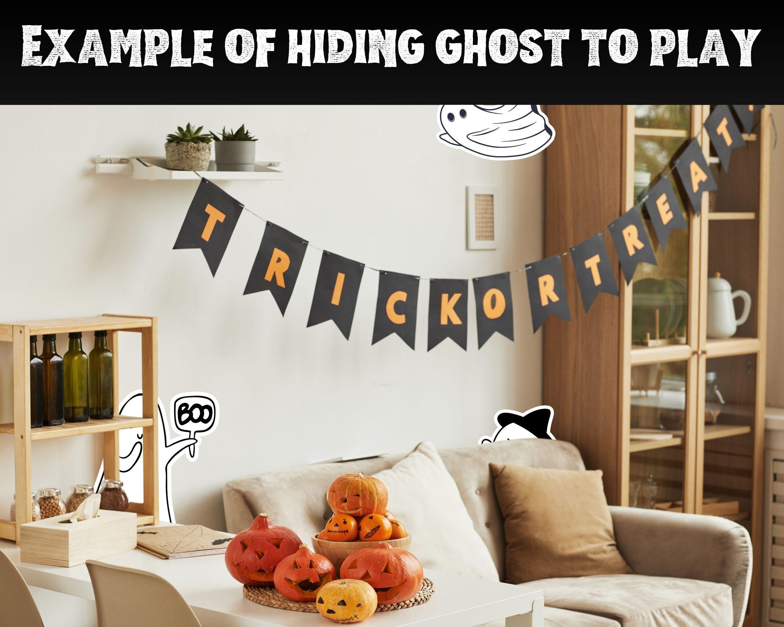 Ghost Hunt Halloween Party Printable Game, Easy Indoor Halloween ...