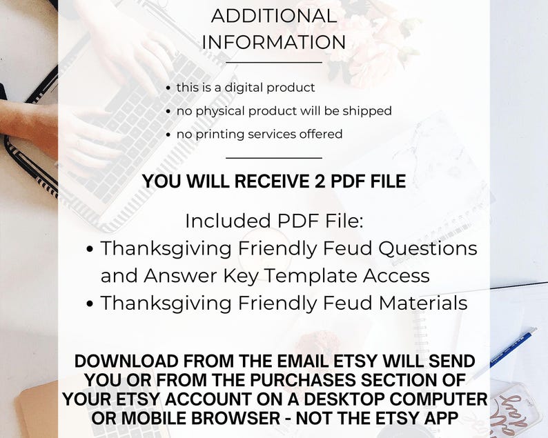 Thanksgiving Friendly Feud Game – Printable Thanksgiving Game Editable ...