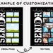 Swim Photo Collage Template, Swim Team Senior Night Poster, Swimmer ...