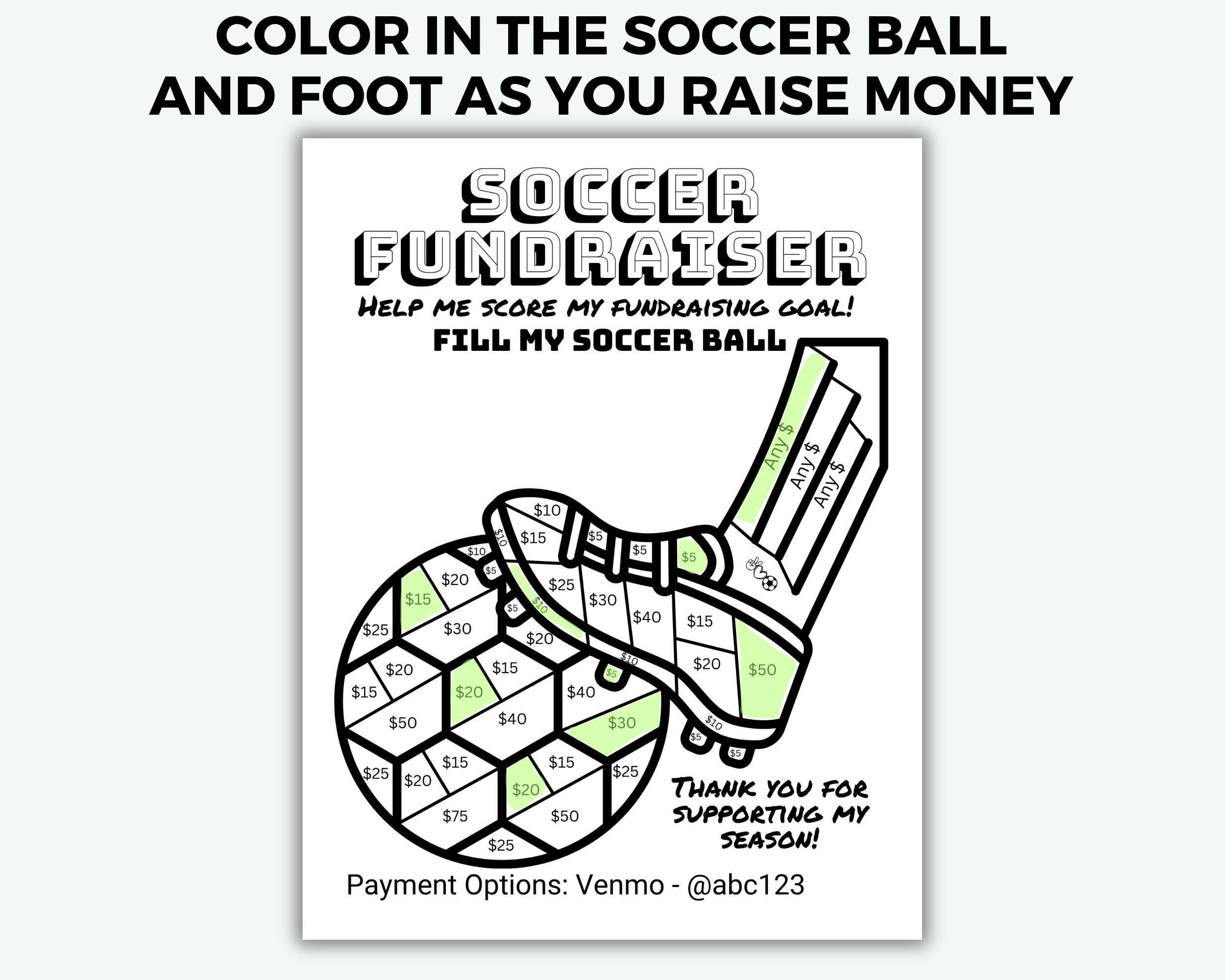 Editable Soccer Ball Fundraiser, Soccer Fundraiser, Soccer Team ...