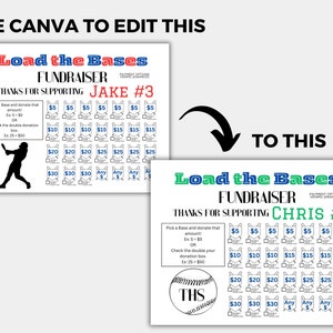 Unique Baseball Fundraiser, Load the Bases Fundraiser, Baseball Team ...