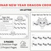 Lunar New Year Crown Dragon Craft Printable, Chinese New Year Paper ...