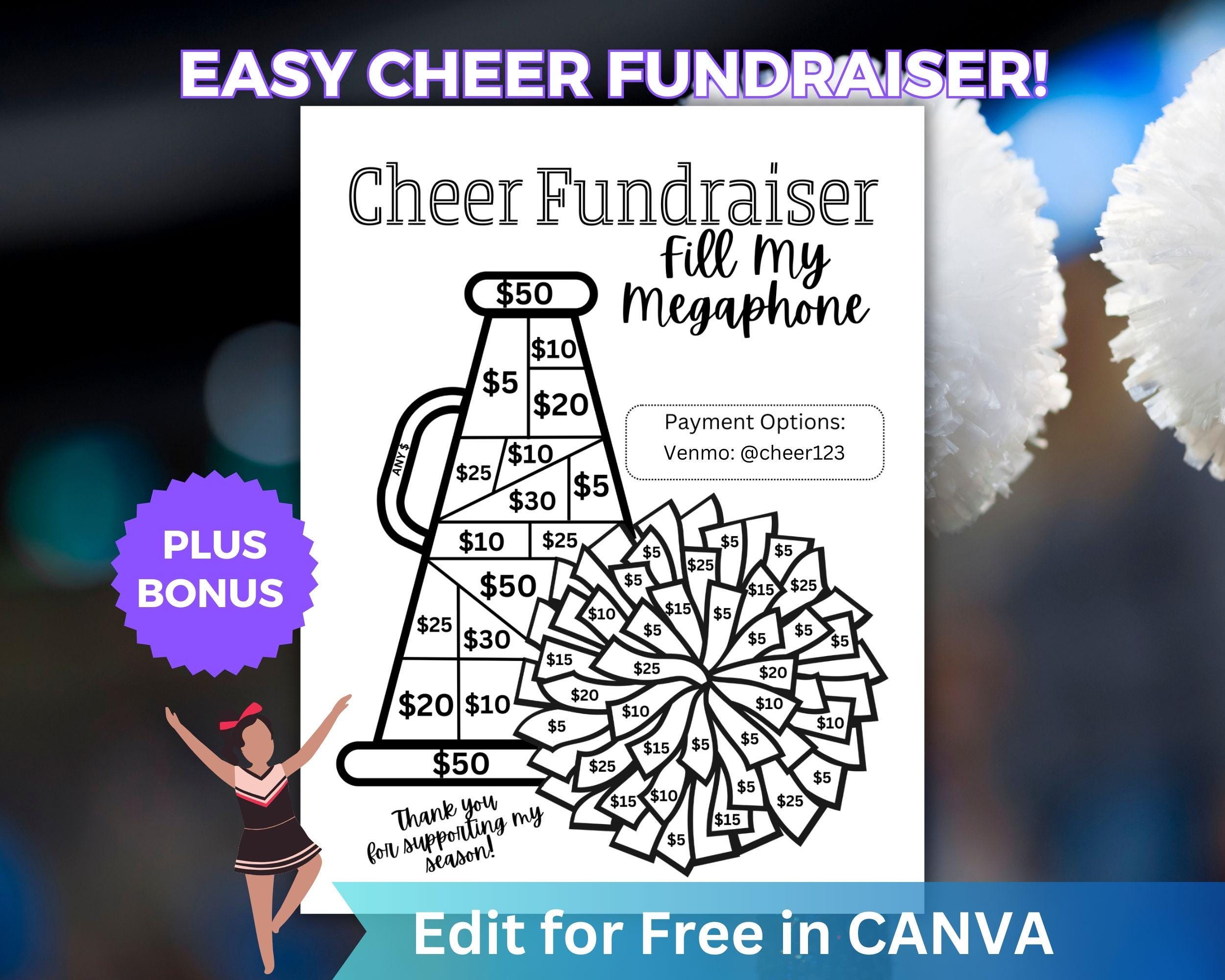 Cheerleading Megaphone Template