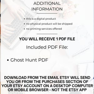 Ghost Hunt Halloween Party Printable Game, Easy Indoor Halloween ...