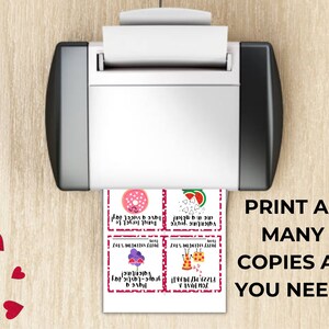 12 Punny Printable Valentine's Day Cards for Kids, Cute Food Pun ...