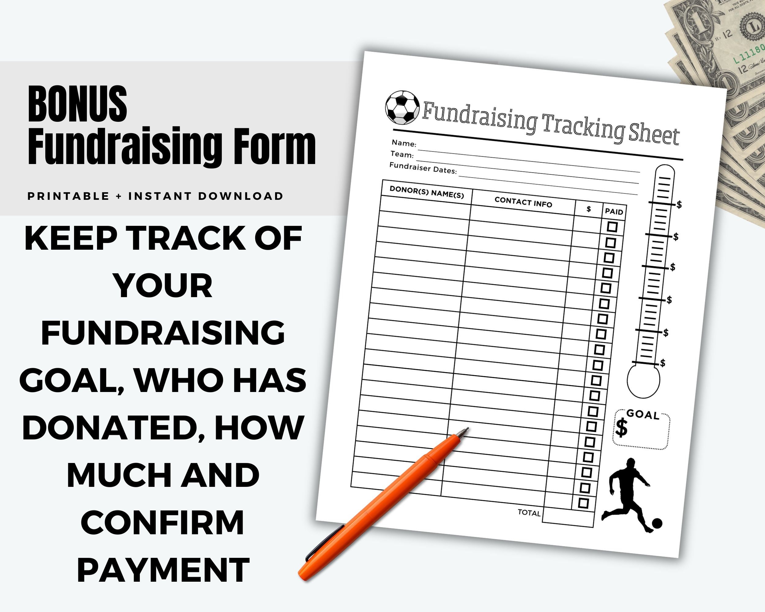 Editable Soccer Ball Fundraiser, Soccer Fundraiser, Soccer Team ...