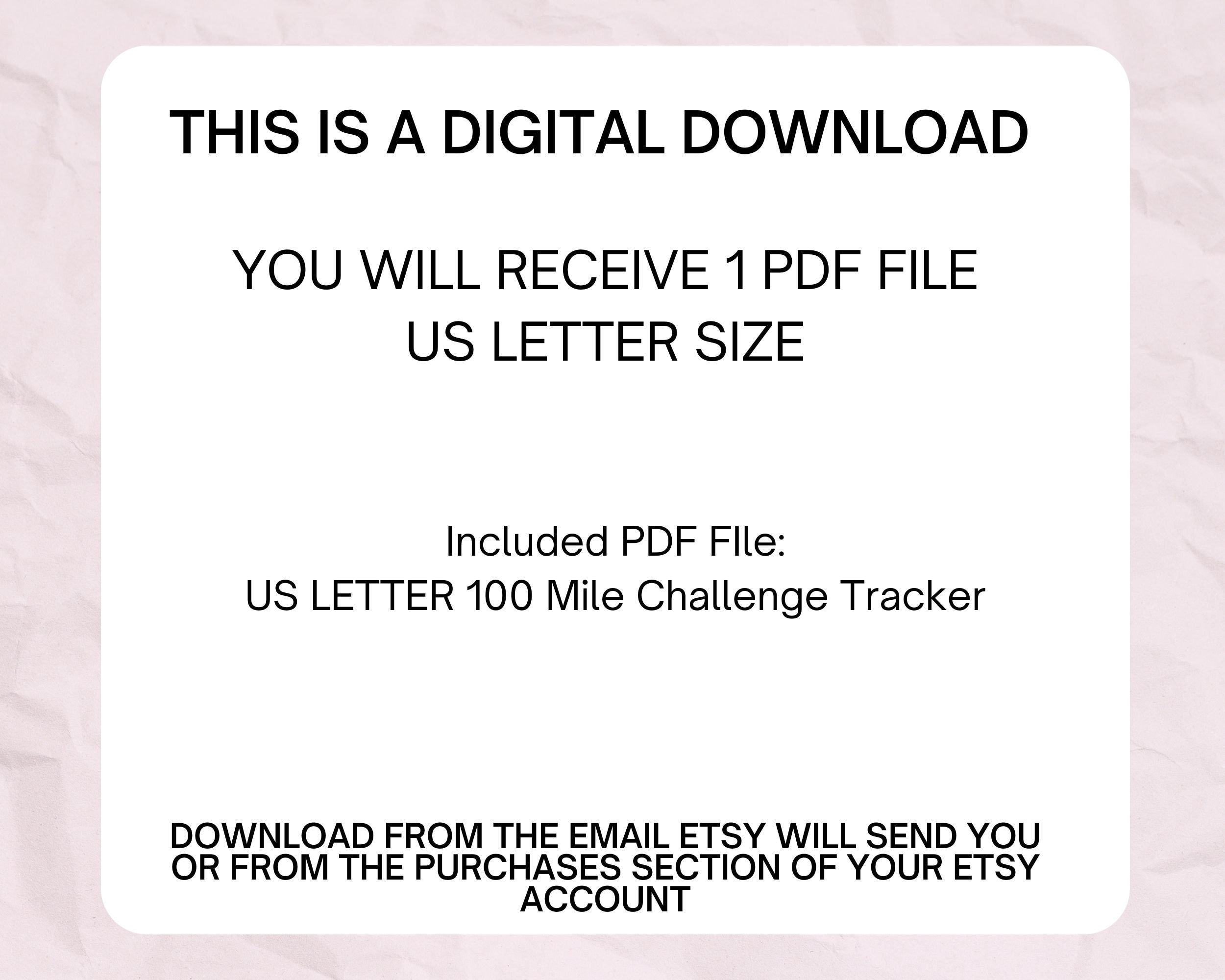 100 Mile Tracker Walking Challenge Tracker, 100 Mile Walking Log ...