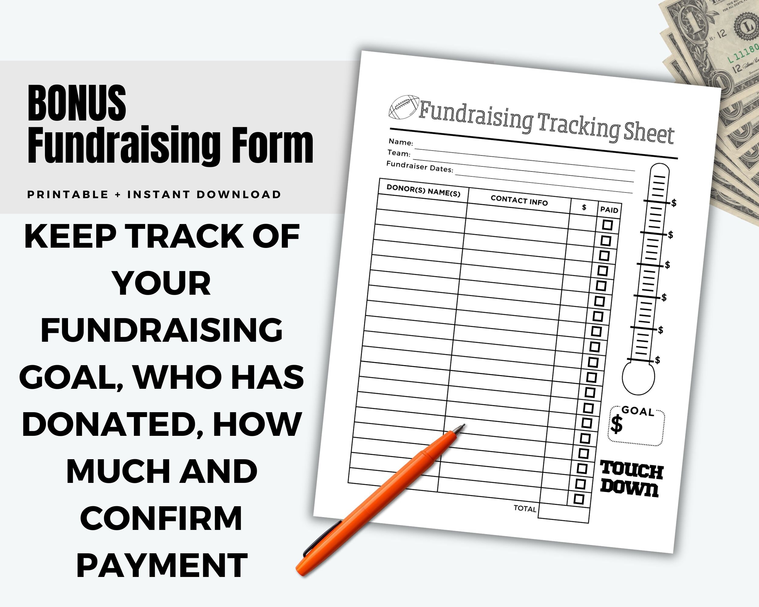 Editable Football Fundraiser Template, Easy Football Fundraiser Flyer ...