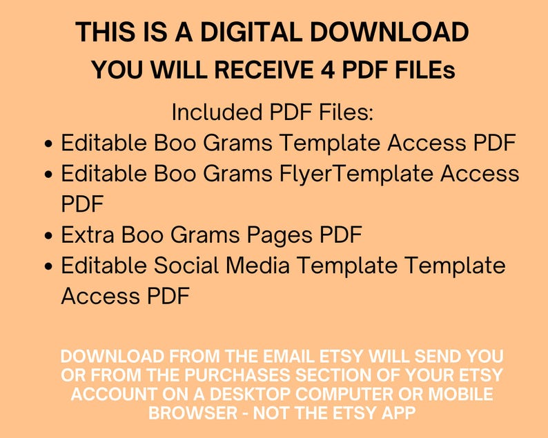 Editable Halloween Boo Grams Fundraiser, PTA PTO Fall Fundraiser ...