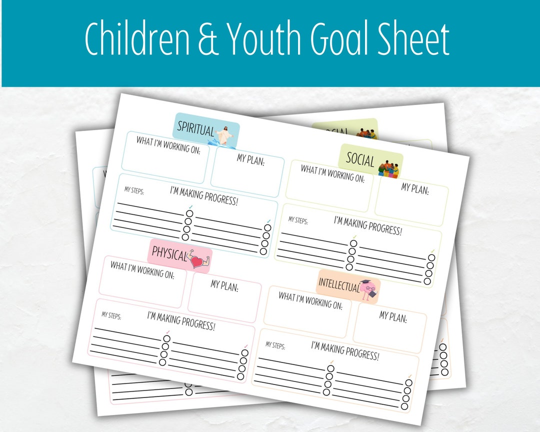 Children and Youth Program Goal Sheet, Youth Program Goal Sheet ...