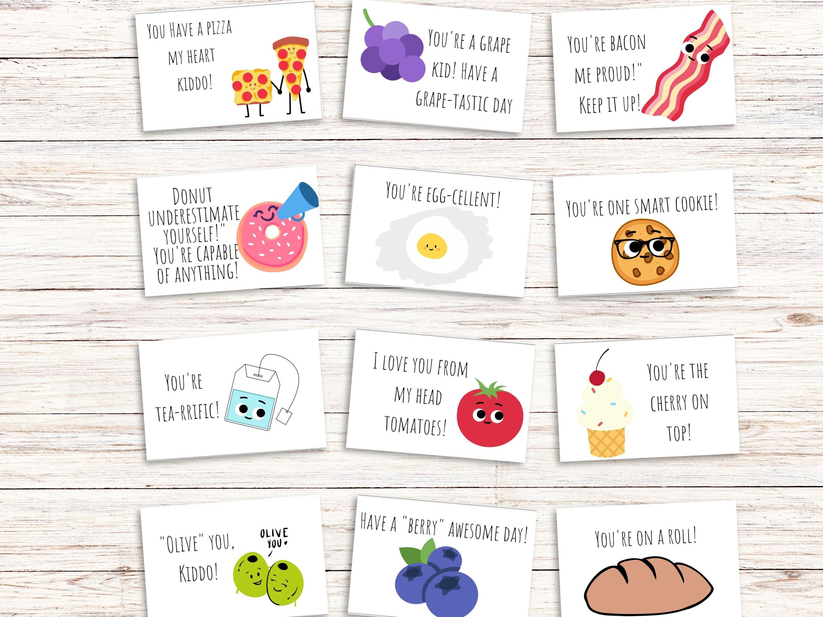 Lunch Box Jokes, Printable Lunchbox Notes for Kids, Encouraging Notes ...