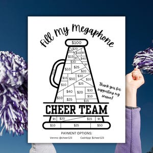 Editable Cheer Fundraiser Flyer Printable Bundle, Cheerleading Team ...