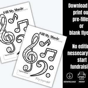 Fill My Music Notes Music Program Fundraiser, Band High School ...