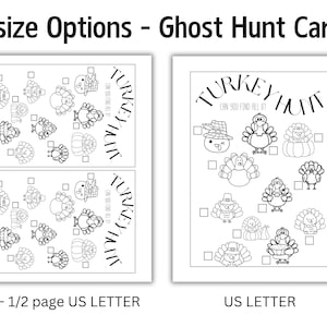 Thanksgiving Turkey Hunt Scavenger Hunt Party Game, Turkey Game for All ...