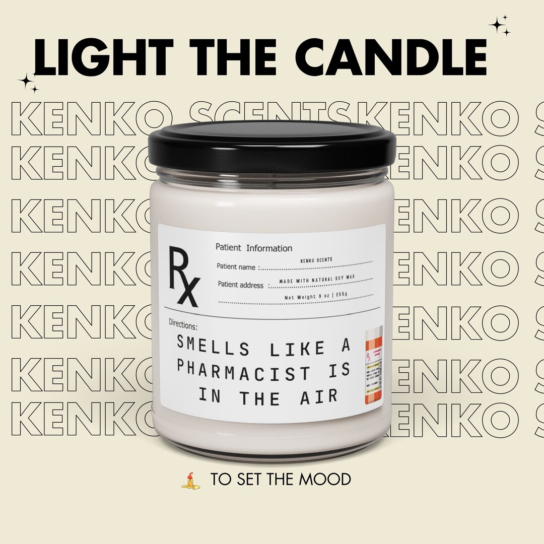 Pharmacist Candle,healthcare, Meds,healthcare Gift,medication Gift ...