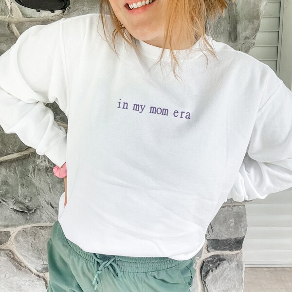 In My Mom Era Embroidery Design File - Etsy