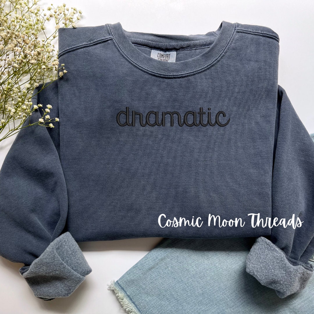 Mental Health 'dramatic' Embroidery Design - Etsy