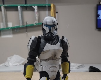 Sixth Scale Republic Commando Sev Armor Kit Files Stl for 3d Printing ...