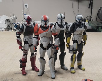 Sixth Scale Republic Commando Boss Armor Kit Files Stl for 3d Printing ...