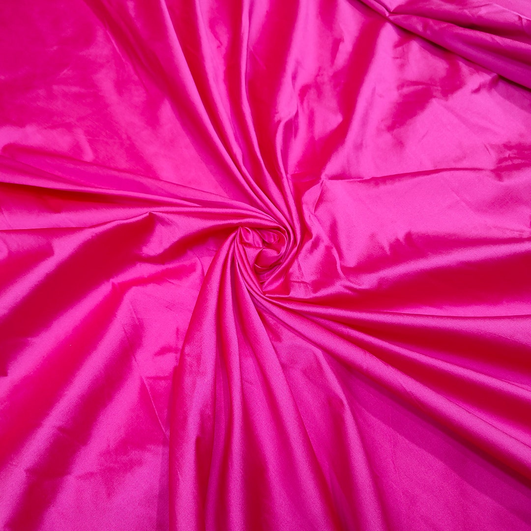 Pink Taffeta Fabric, Pink Taffeta Gown Fabric for Dresses by the Yards ...