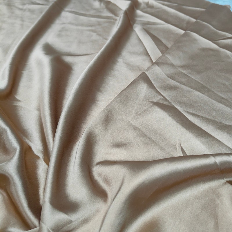 Brown Satin Dress - Etsy