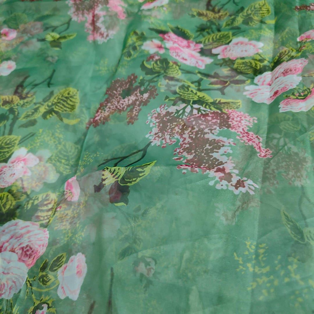 Forest Print Sheer Organza Fabric: Wedding & Party Decoration - 44 ...