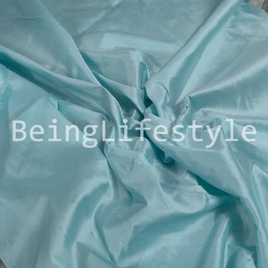 Ice Blue Taffeta Fabric, Ice Blue Taffeta Gown Fabric for Dresses by ...