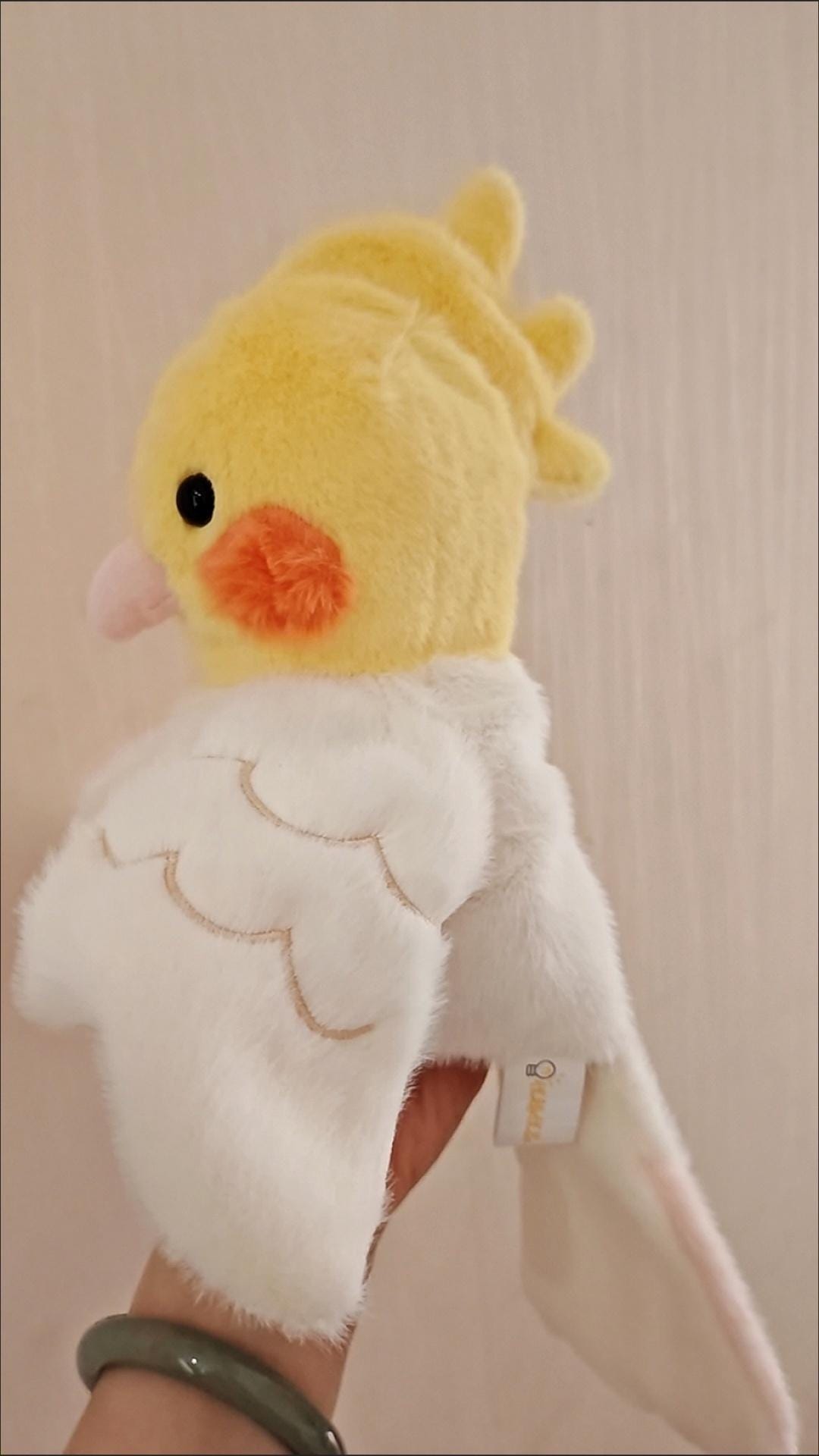 Parrot Hand Puppet Plush Toy – Soft Stuffed Bird Puppet , Interactive ...