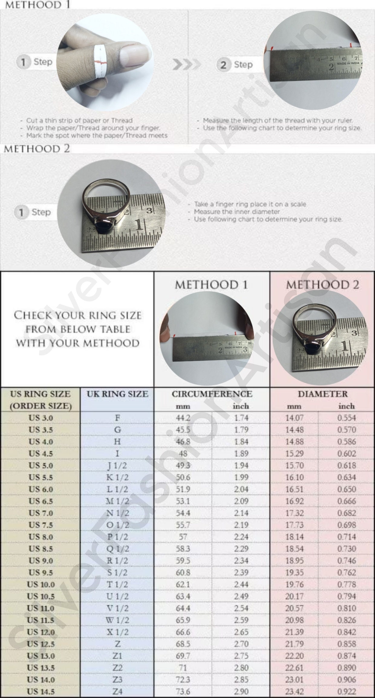 925 Sterling Silver Thumb Splint, Arthritis Ring, MCP Hyperextension ...