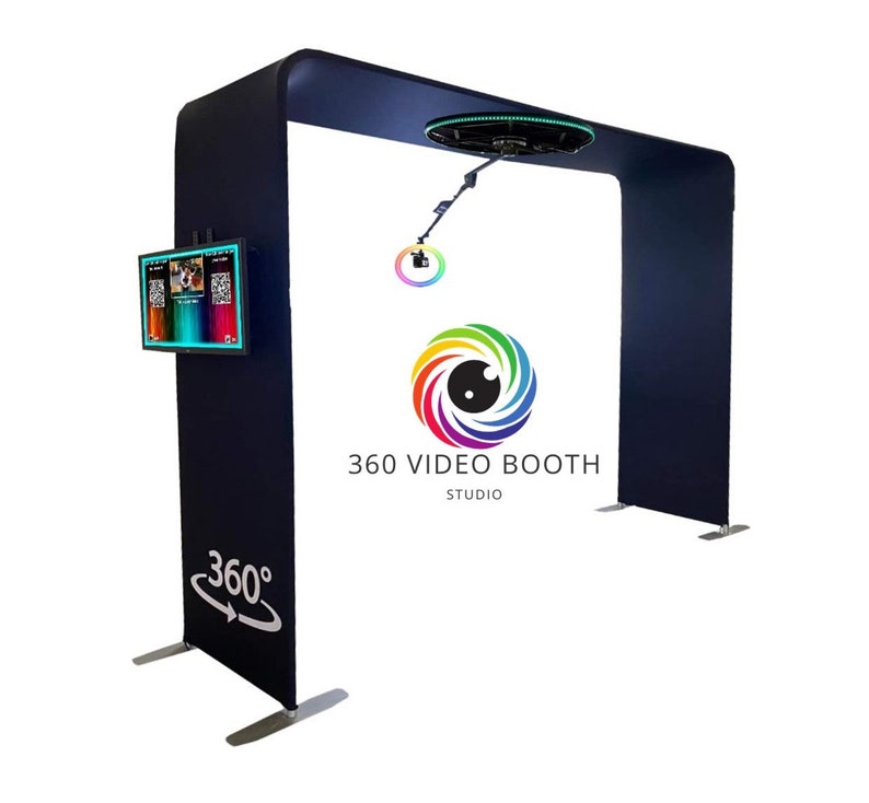 Overhead 360 Photo Booth Frame System: Customizable Logo & Color - Etsy