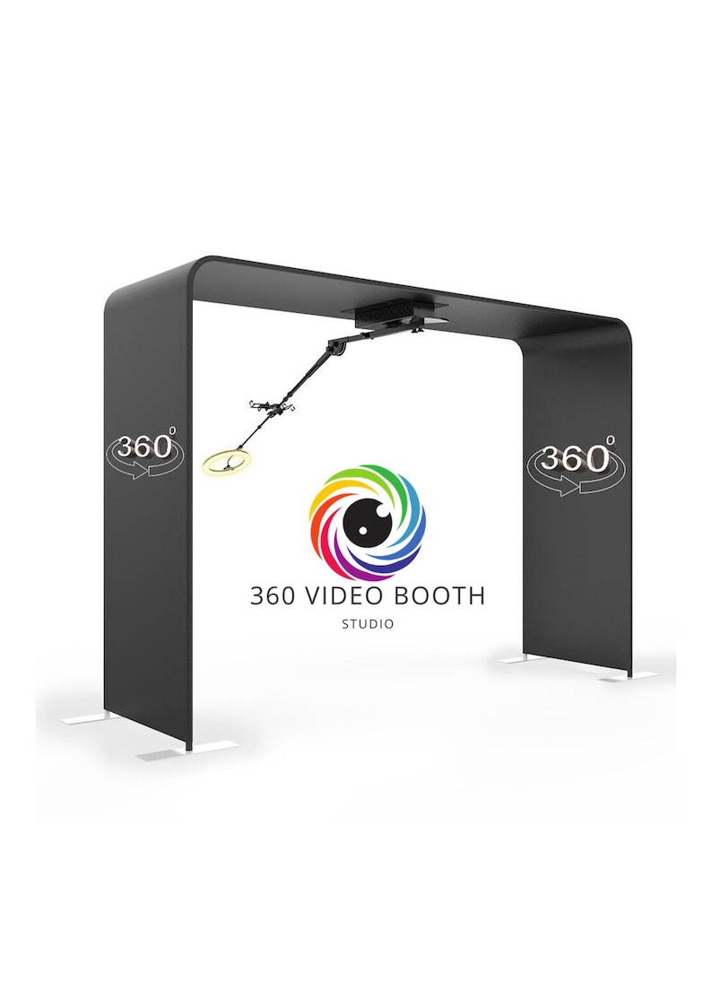Overhead 360 Photo Booth Frame System: Customizable Logo & Color - Etsy