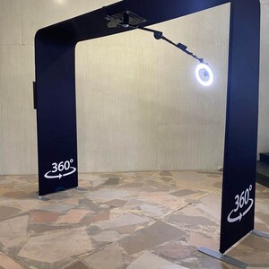 Overhead 360 Photo Booth Frame System: Customizable Logo & Color - Etsy
