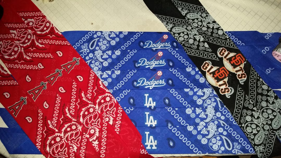 LA Dodgers Bandana - Etsy