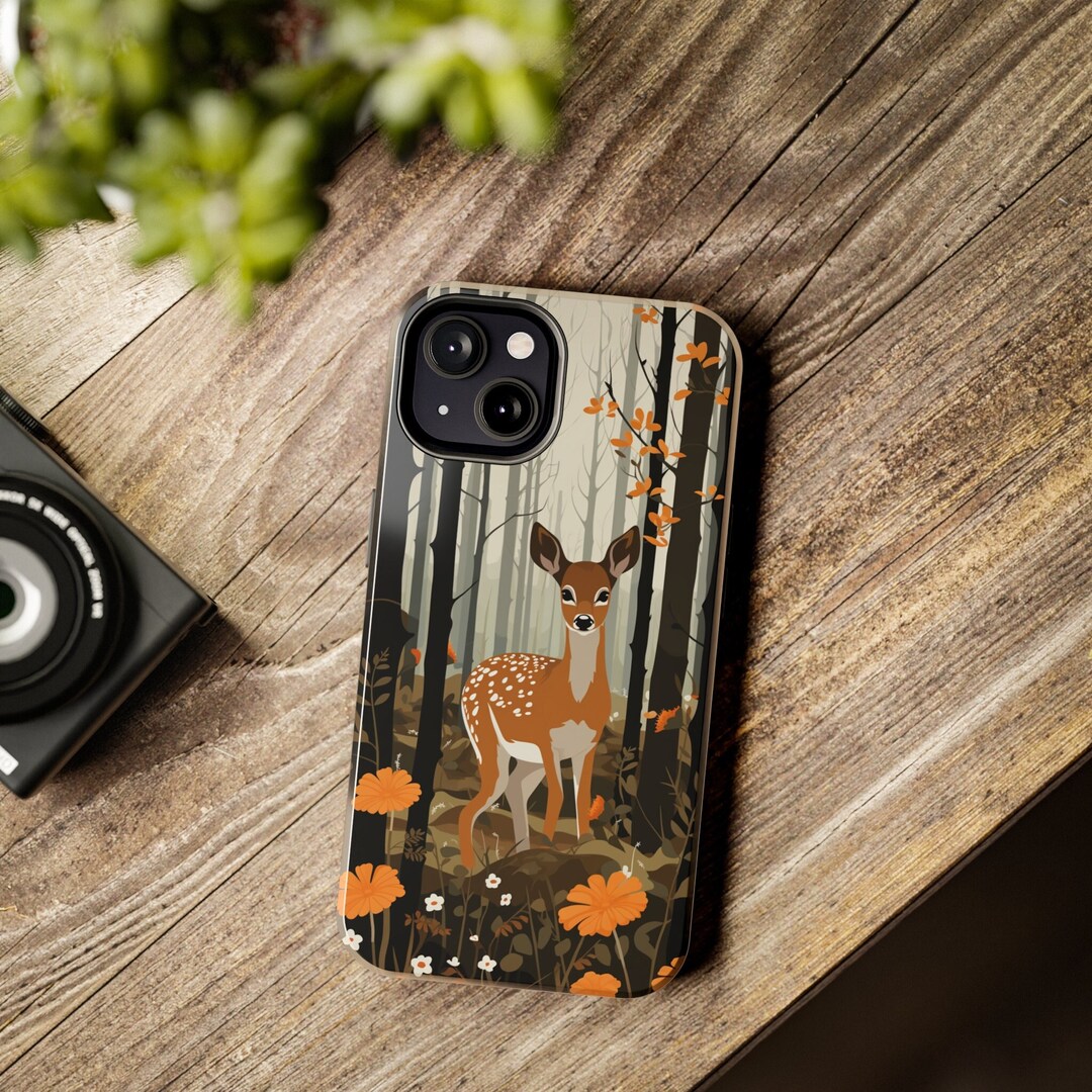 Deer Fawn Phone Case, Cute Phone Cases, Woodland Creature, Baby Deer ...