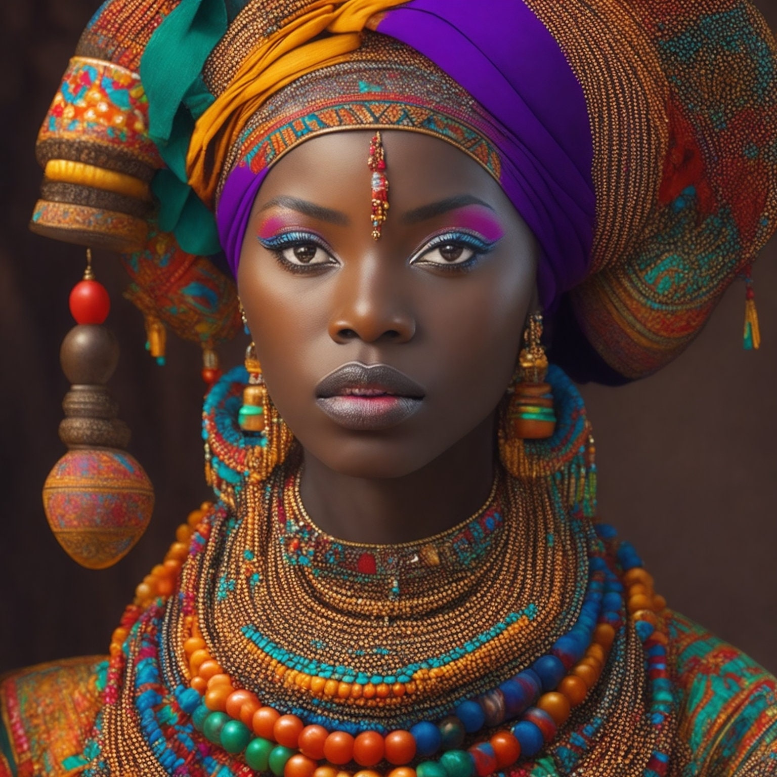 African Queen Art Print Juneteenth Inspired Decor AI Created - Etsy