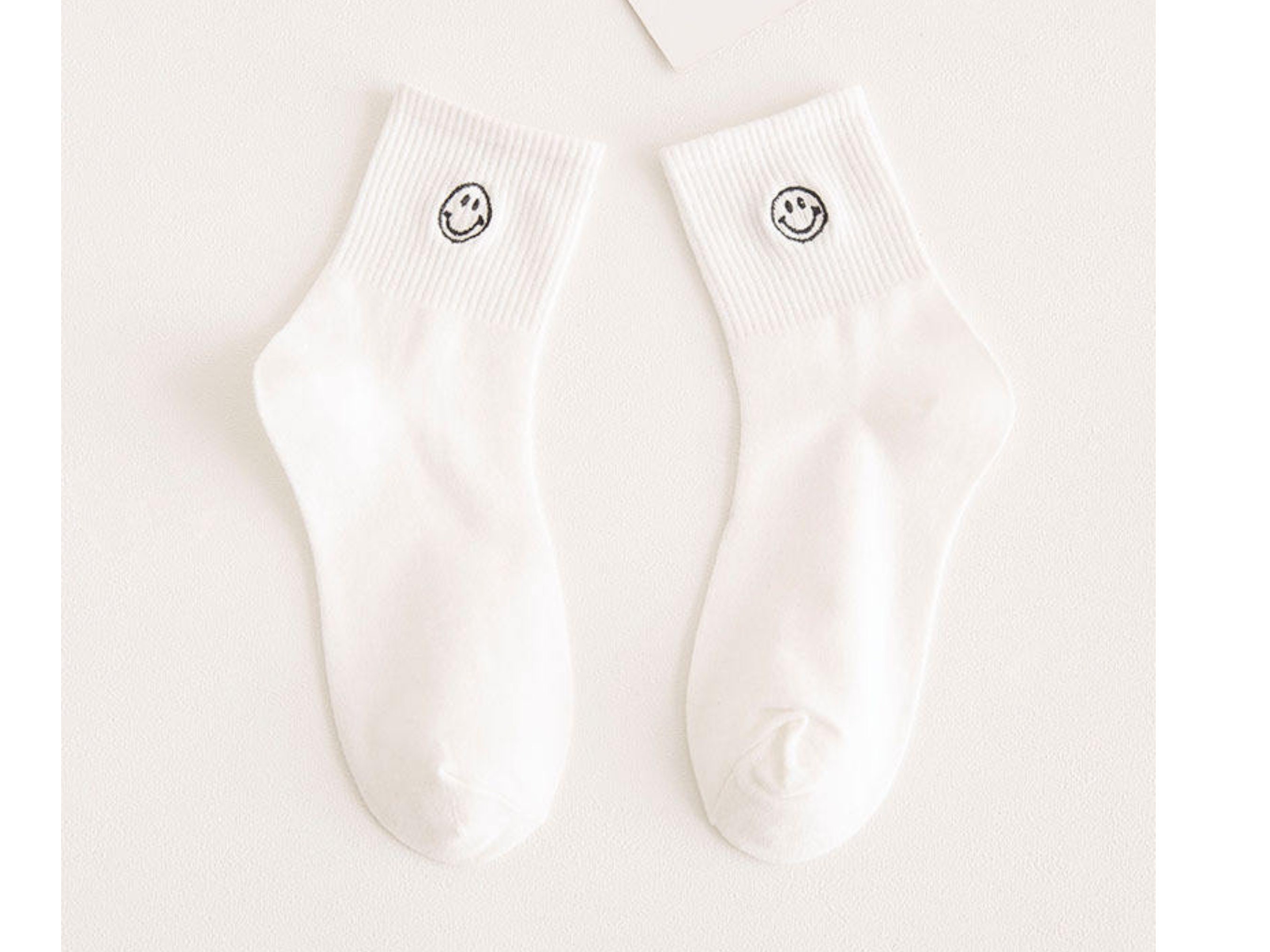 Cute Socks for Women Smiley Face Socks Happy Face Preppy Ankle Socks ...
