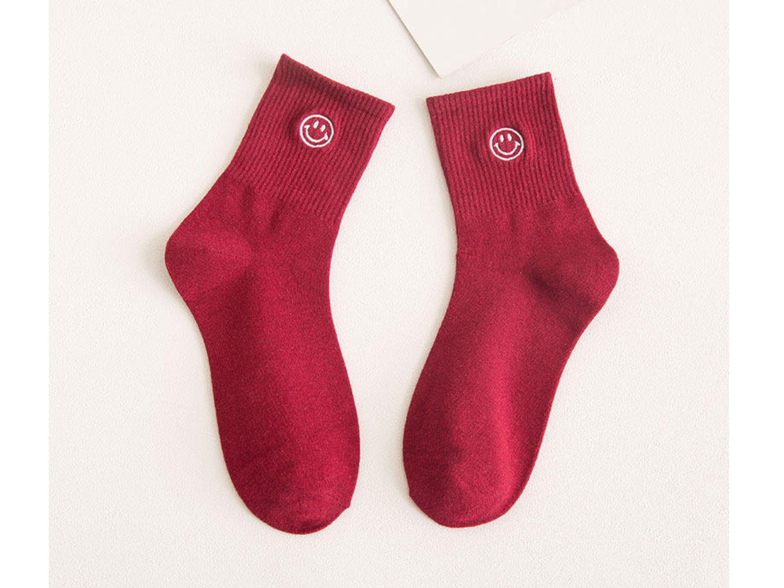 Cute Socks for Women Smiley Face Socks Happy Face Preppy Ankle Socks ...