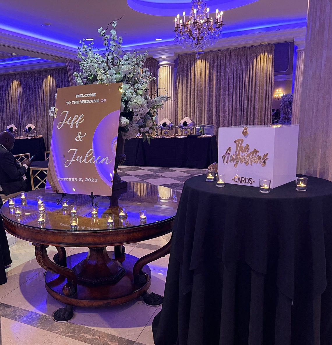 Acrylic Wedding Card Box Acrylic Welcome Sign Wedding Signage Acrylic ...