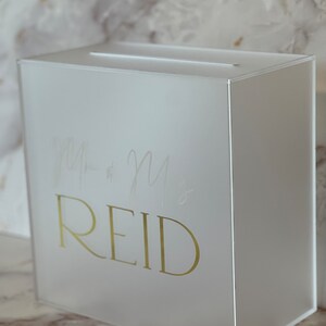 Wedding Gift Box | Acrylic Welcome Sign | Wedding Signage | Acrylic ...