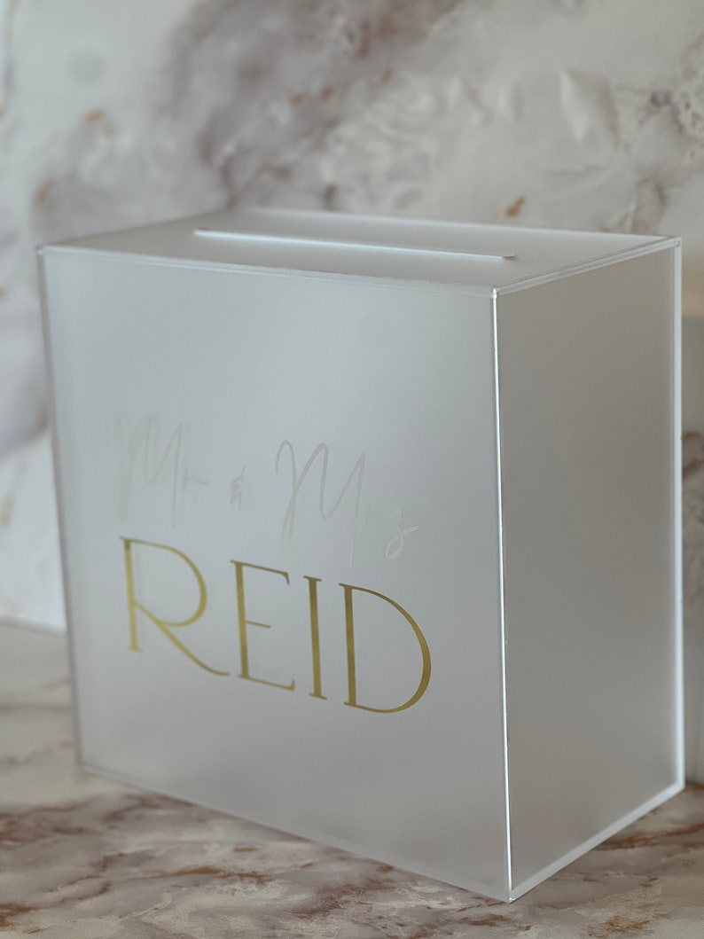 Wedding Gift Box | Acrylic Welcome Sign | Wedding Signage | Acrylic ...