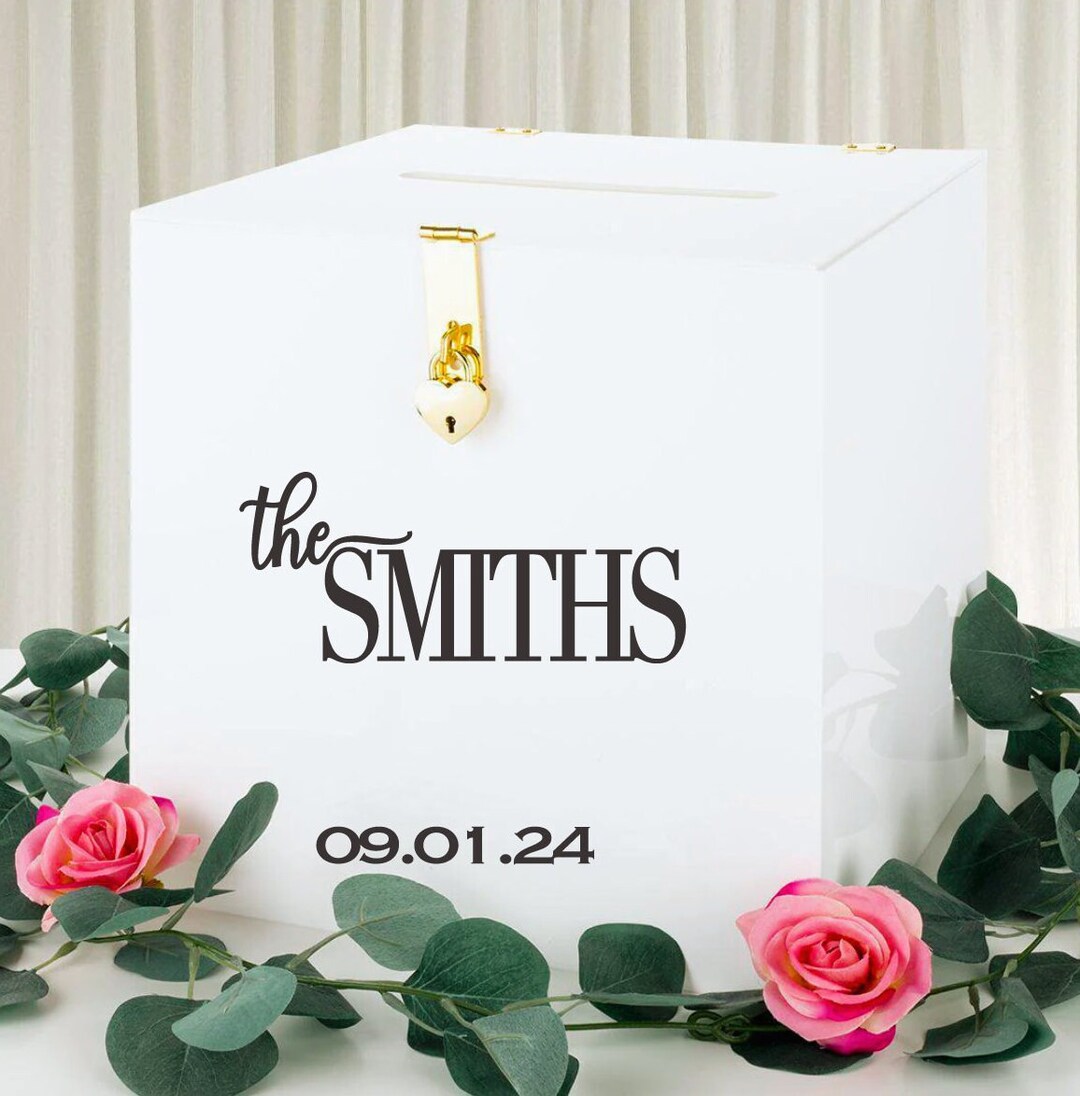 Personalized Wedding Card Box Acrylic Welcome Sign Wedding Welcome Sign ...