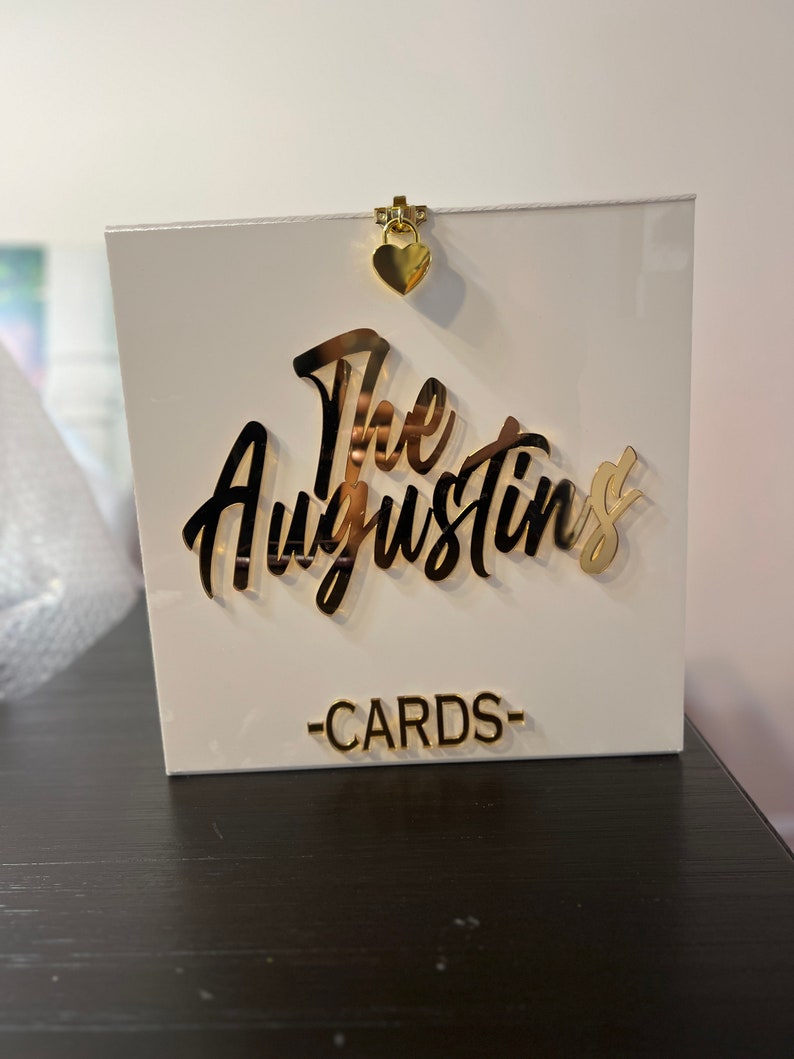 Acrylic Wedding Card Box Acrylic Welcome Sign Wedding Signage Acrylic ...