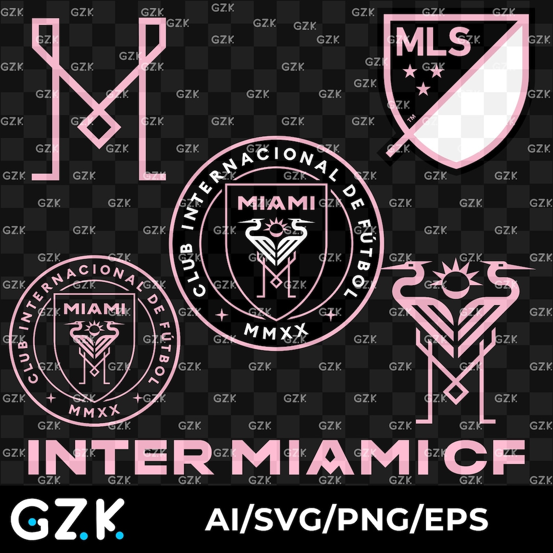 Logotipo de la insignia del Inter Miami SVG PNG AI Fútbol Messi Luis ...