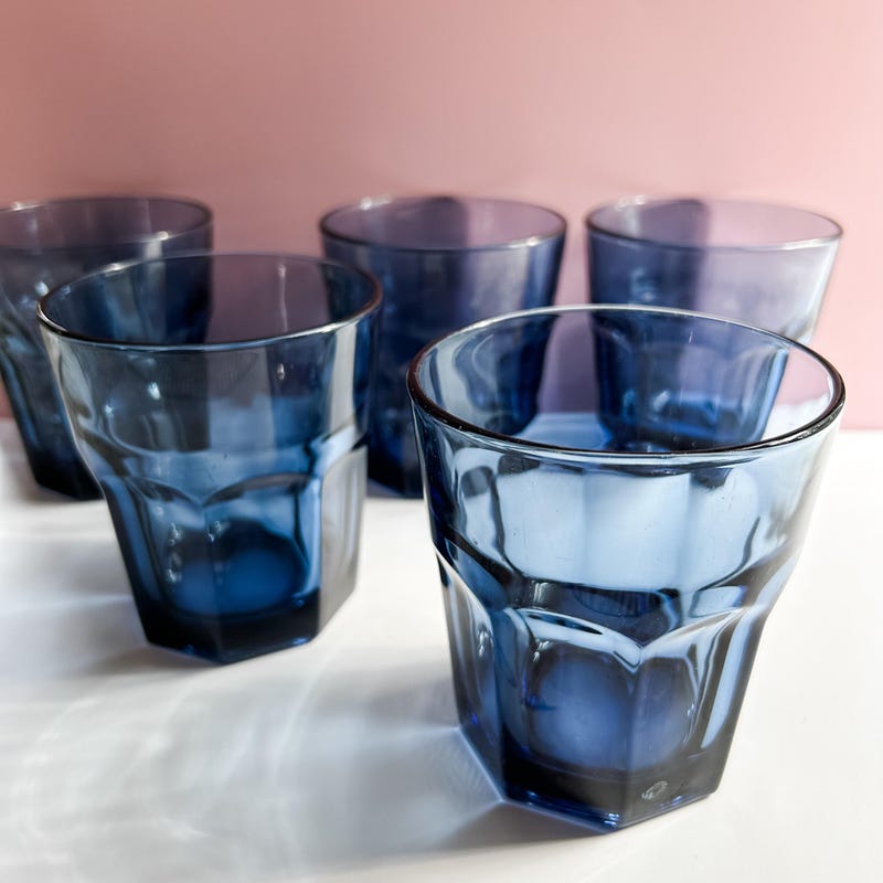 Blue Glassware - Etsy