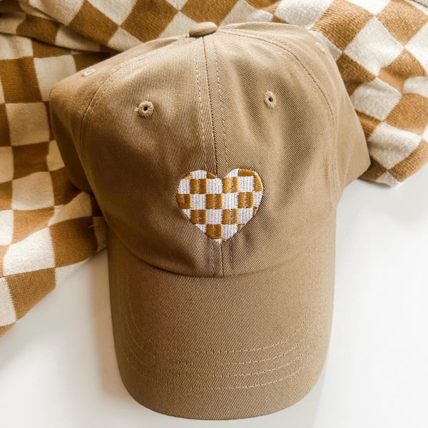 Checkered Hat - Etsy