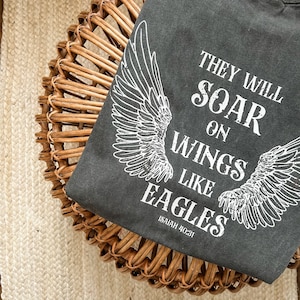 Soar Like Eagles Shirt Isaiah 40:31 Shirt Bible Verse Tshirt Eagle Shirt for Christian Concert ...