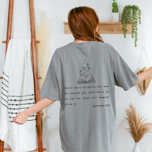 Homeschool Bible Verse Shirt | Christian Homeschool Shirt, Proverbs 22: ...