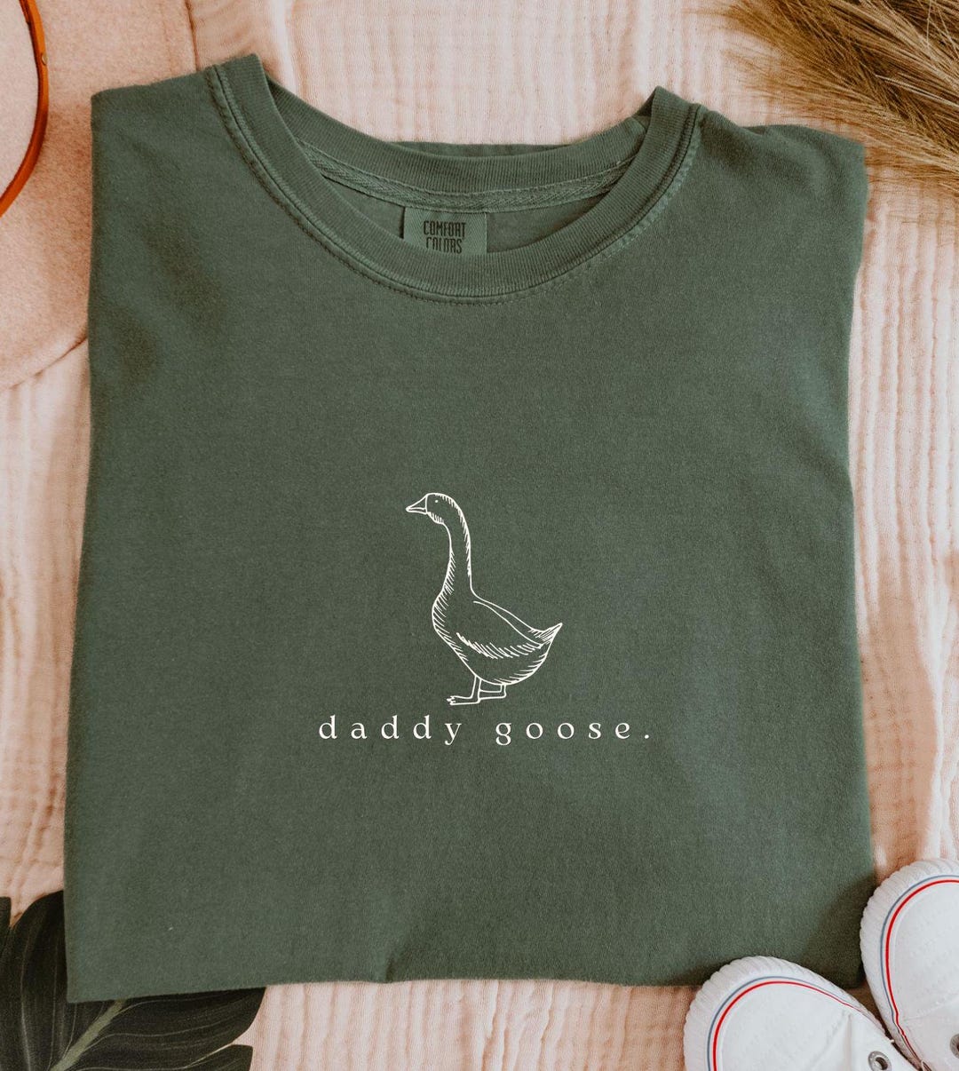 Daddy Goose Comfort Colors Shirt: Silly Goose Dad Tee - Etsy