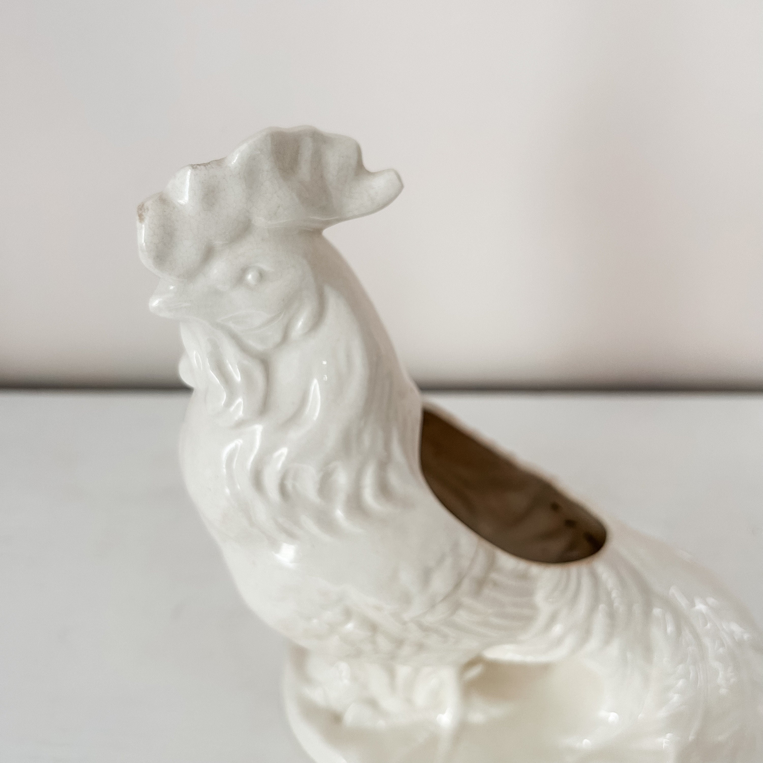 Vintage Ceramic Rooster Vase Rooster Decor Rooster - Etsy